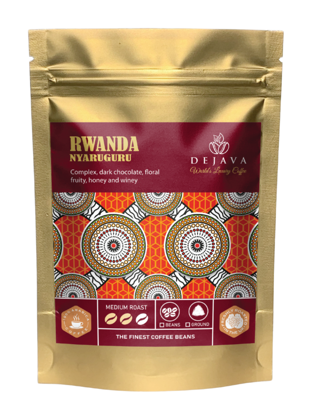 100% Arabica Rwanda Anaerobic Roasted Coffee in A Pouch – Dejava Coffee